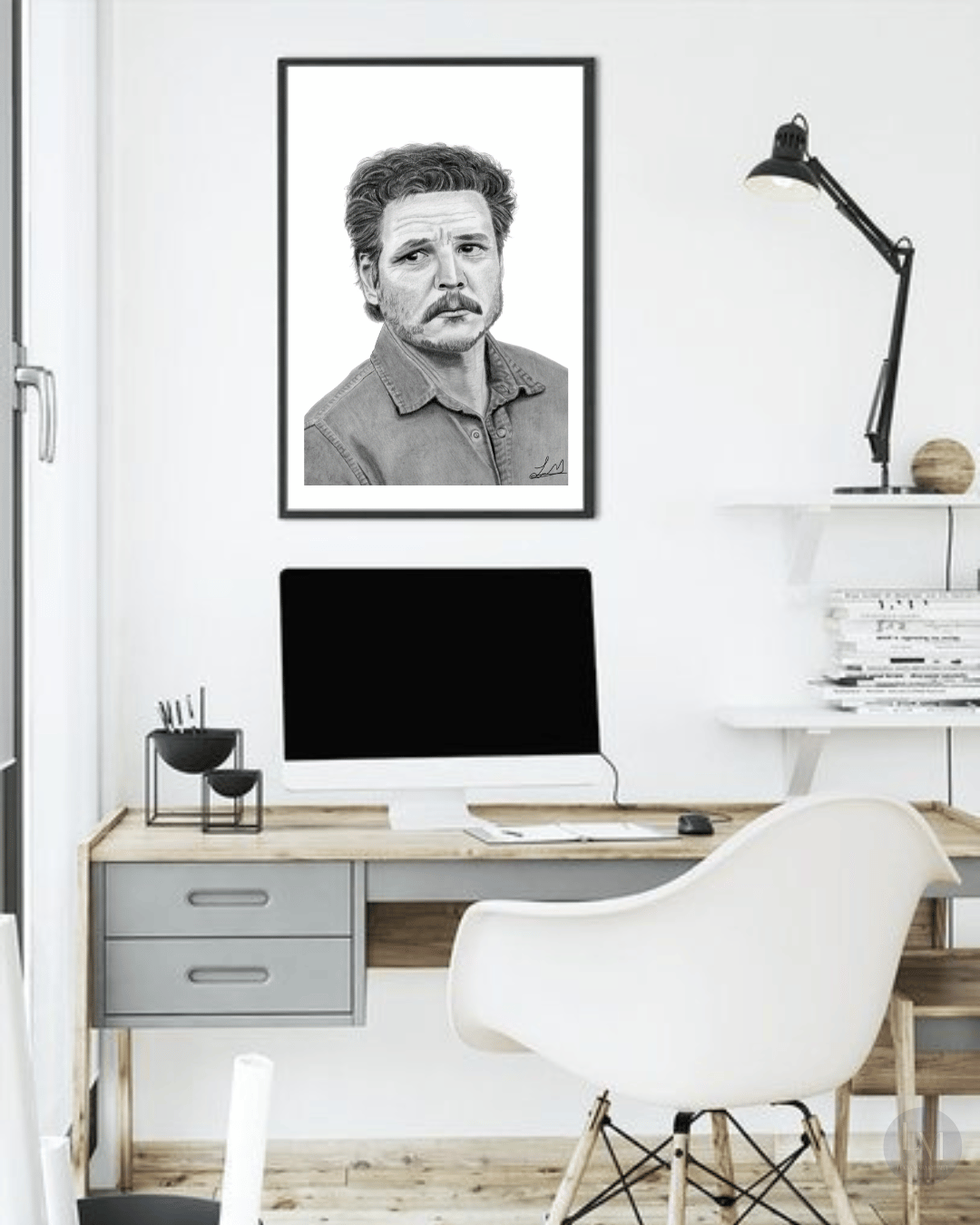 Pedro Pascal Art Print - Pedro Pascal Wall Art For Sale – Lucia Marmol Art