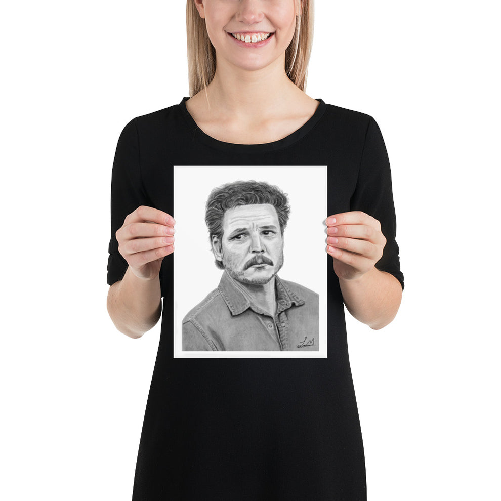 Pedro Pascal Art Print - Pedro Pascal Wall Art For Sale – Lucia Marmol Art